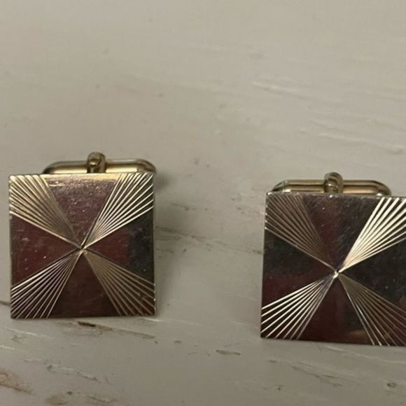 SWANK | Accessories | Rare Vintage 75 Swank 0kt Yellow Gold Sunburst ...